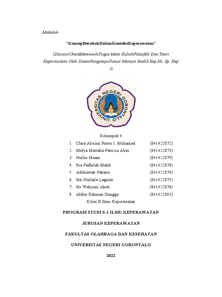 Konsep Berubah Falsafah | PDF