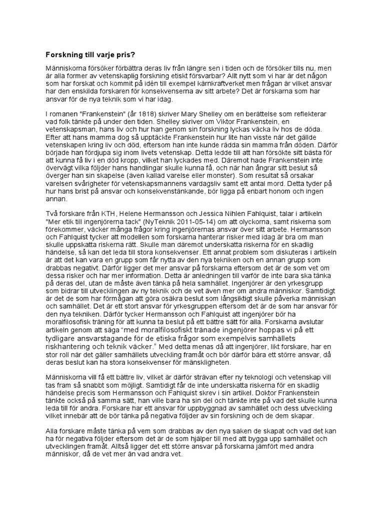 Utredande Uppsats | PDF