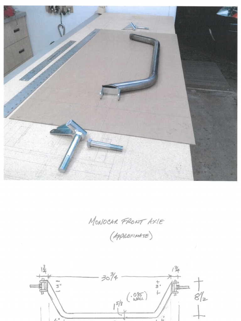 Cyclekart Front Axle Details and Photos | PDF