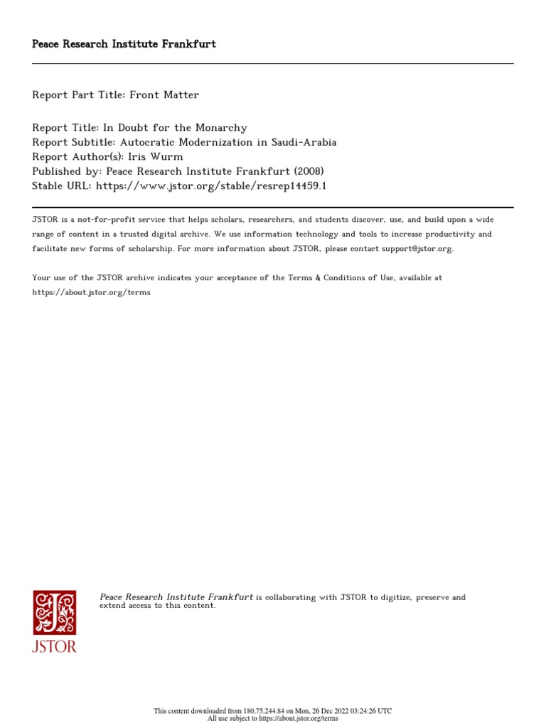 summary of absolute monarchy in saudi arabia | PDF | Saudi Arabia ...