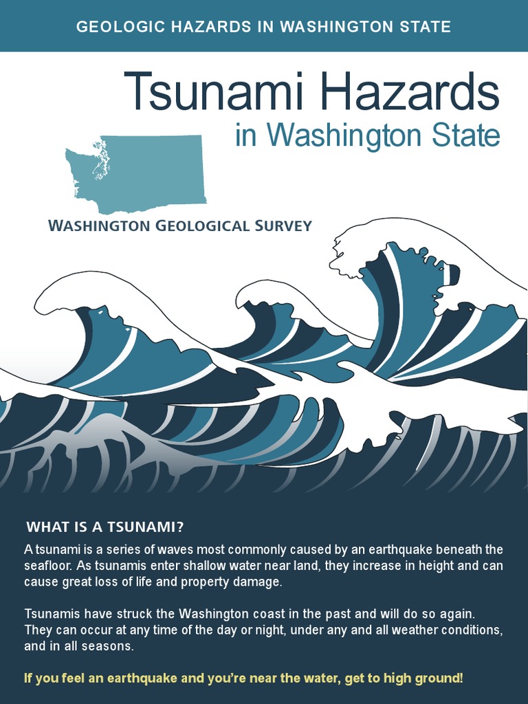 Ger Tsunami Hazards Brochure | PDF | Tsunami | Earthquakes