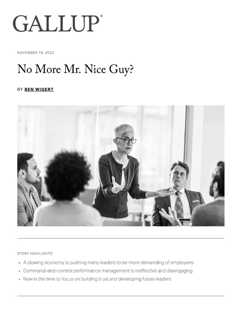 No More Mr. Nice Guy | PDF