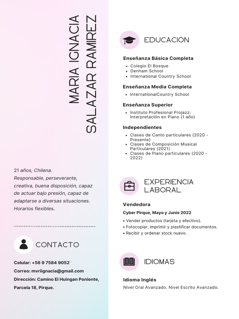 Curriculum Bonito | PDF