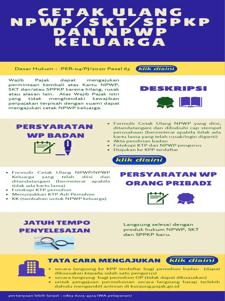 Cetak Ulang NPWP | PDF
