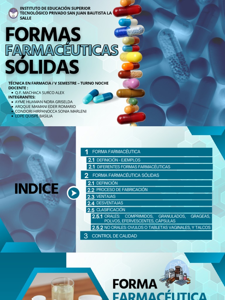 Formas | PDF | Tableta (Farmacia) | Medicamentos con receta