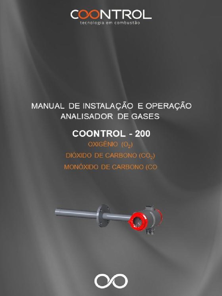 Manual do Analisador COONTROL-200 | PDF | Combustão | Dióxido de carbono