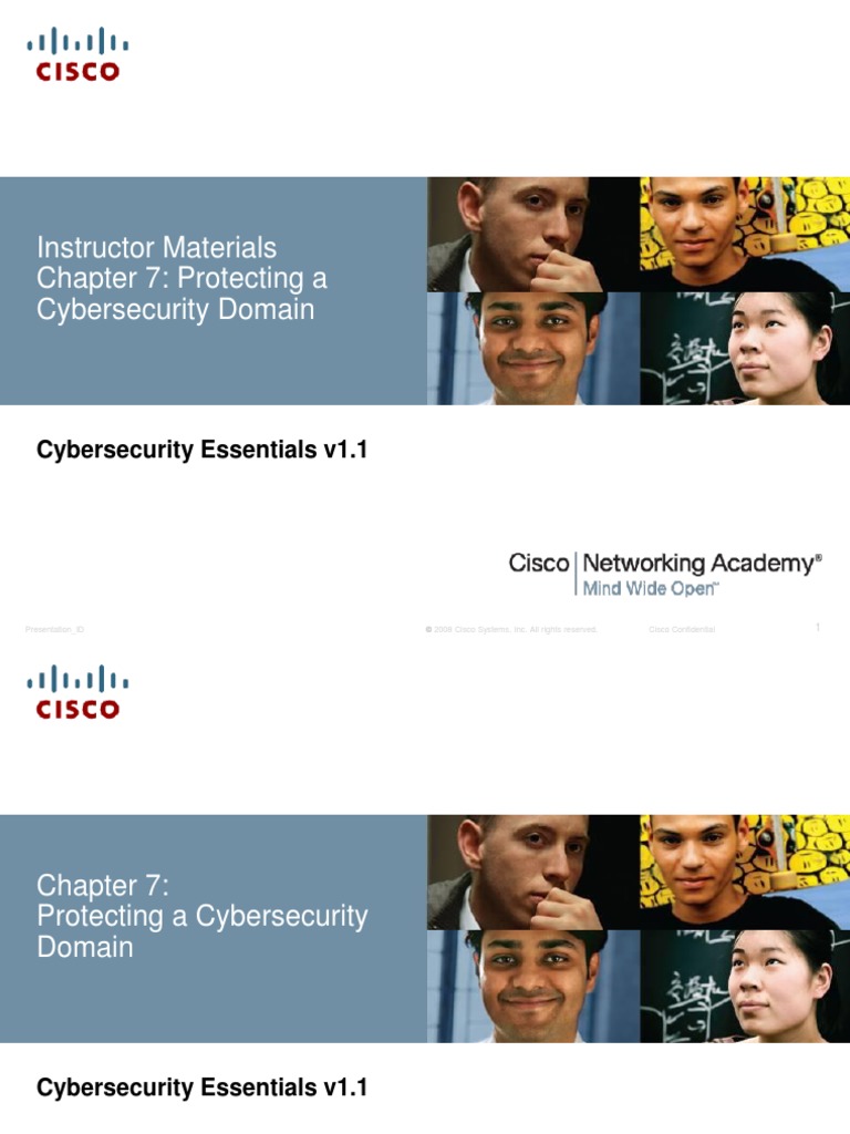 Chapter 7 Protecting A Cybersecurity Domain | PDF | Computer Network | Computer Security