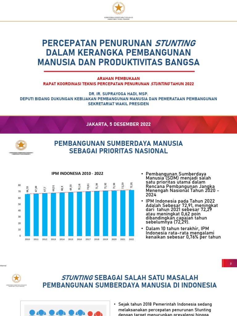 Materi Percepatan Penurunan Stunting | PDF