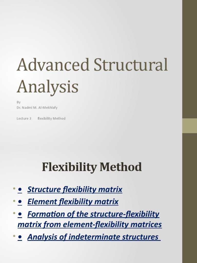 3 Flexibility | PDF | Stiffness | Matrix (Mathematics)
