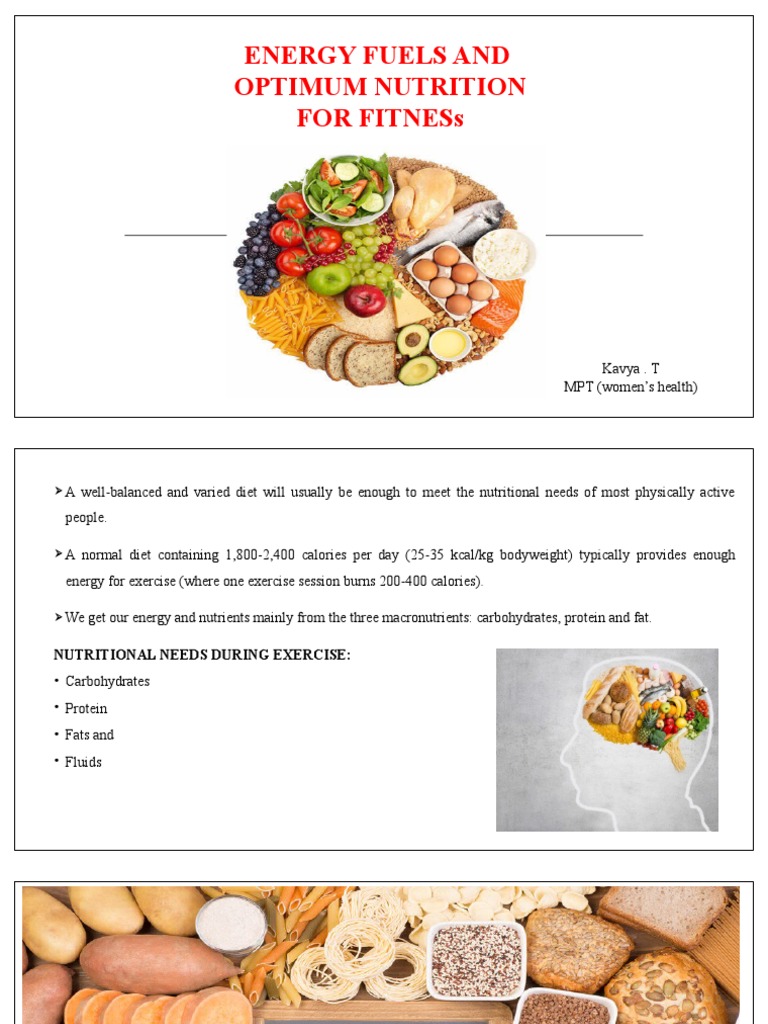 Optimal Nutrition for Fitness: A Guide to Meeting Energy and ...