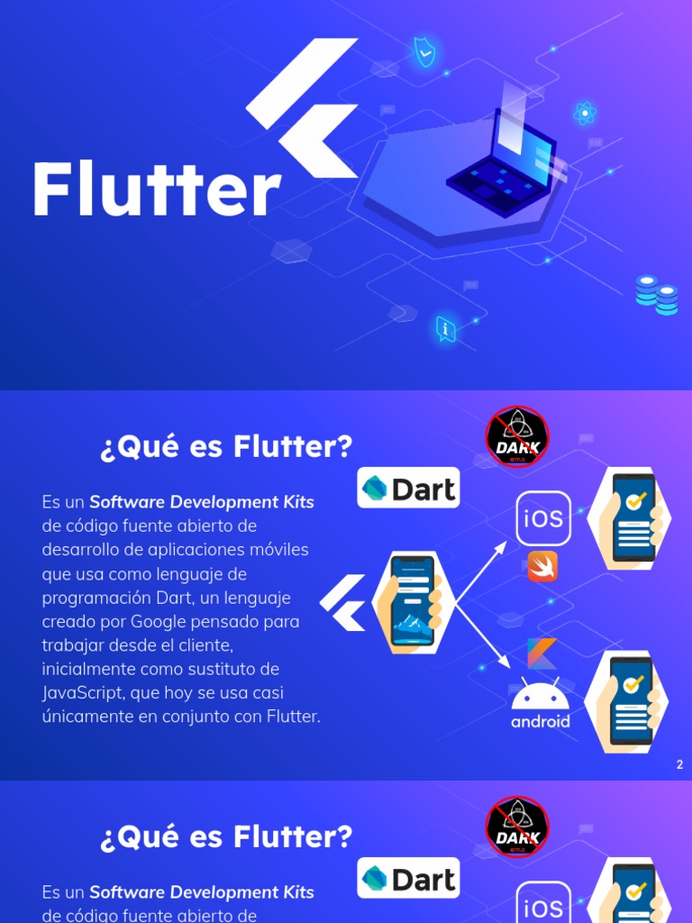 Conceptos Básicos de Flutter | PDF | Lenguaje de programación ...