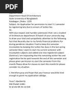 Letter of Readmission - SAMPLE | PDF | Career & Growth