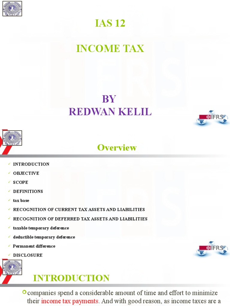 Ias 12 | PDF | Deferred Tax | Tax Expense