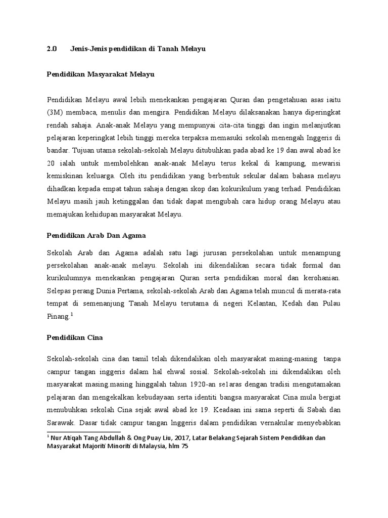 Jenis2 Pendidikan | PDF