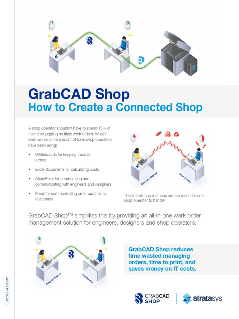 Create Connected Shop With GrabCAD - EN Brochure | PDF | Computer ...