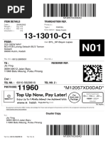 Waybill Sample | PDF | Invoice | Mail