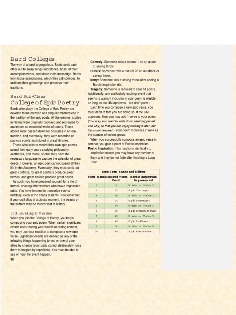 Bard College of Poetry | PDF | Poetry