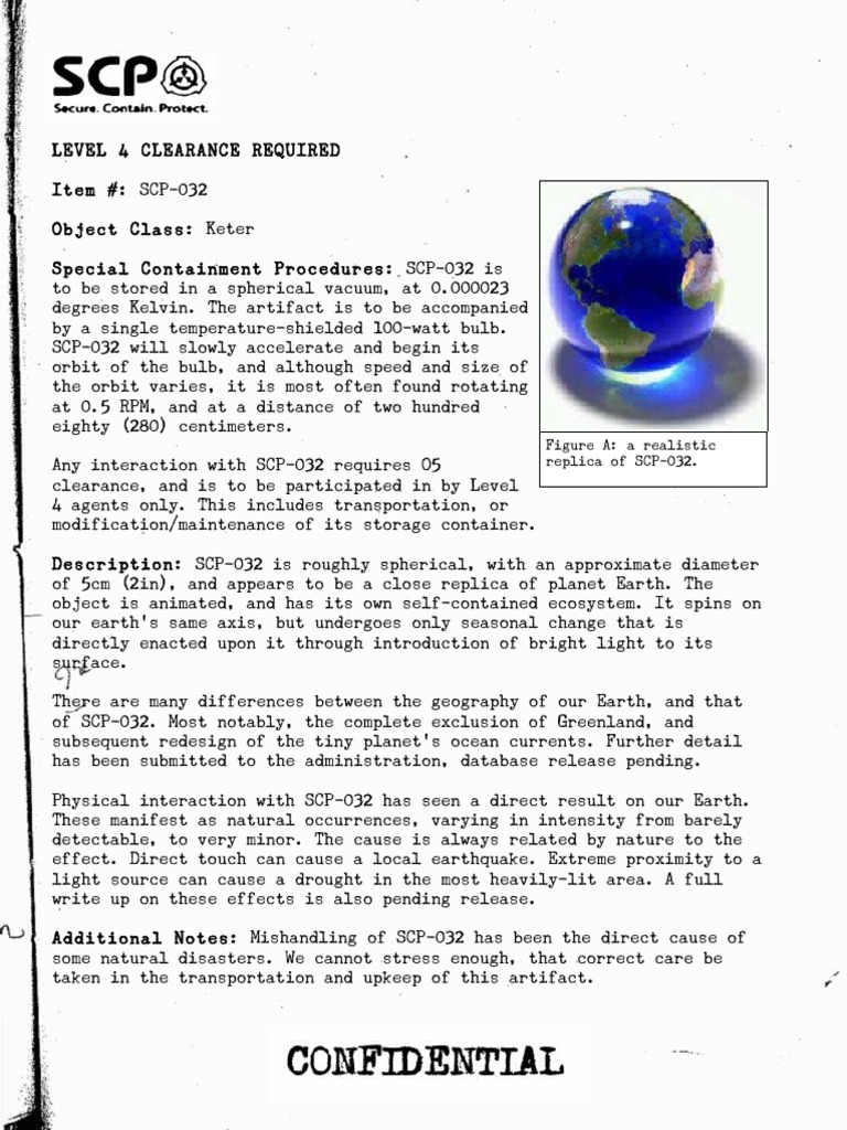 SCP-032 | PDF