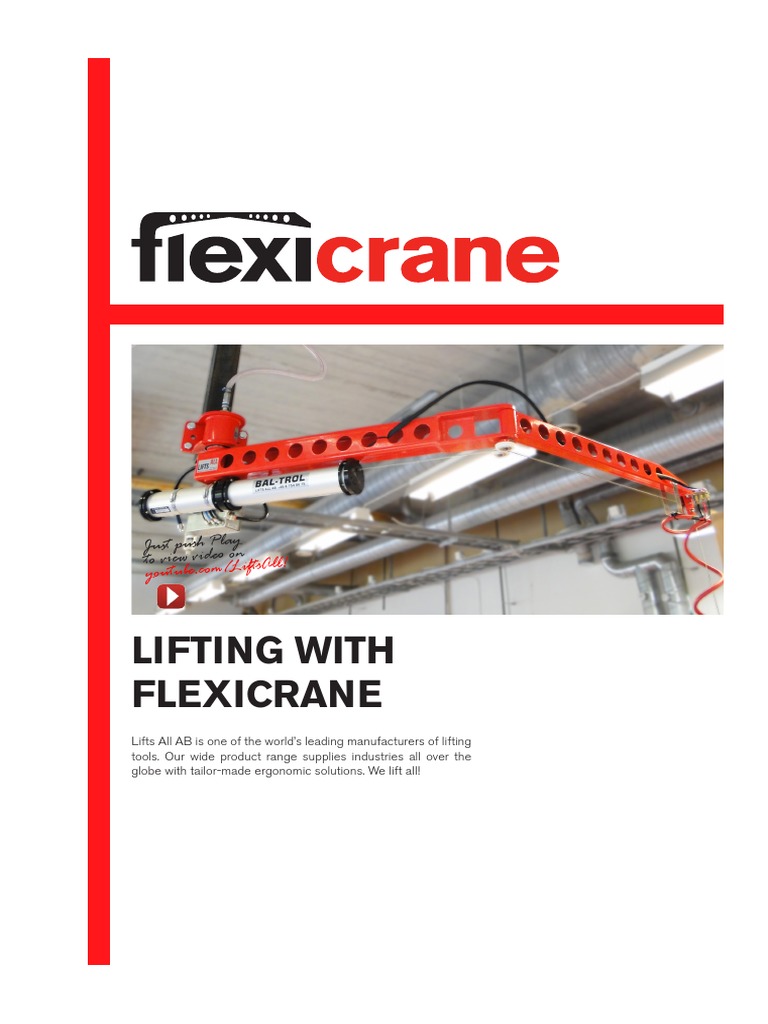 Lifts All FlexiCrane and MaxiCrane Eng 2019 Print | PDF | Crane (Machine) | Elevator