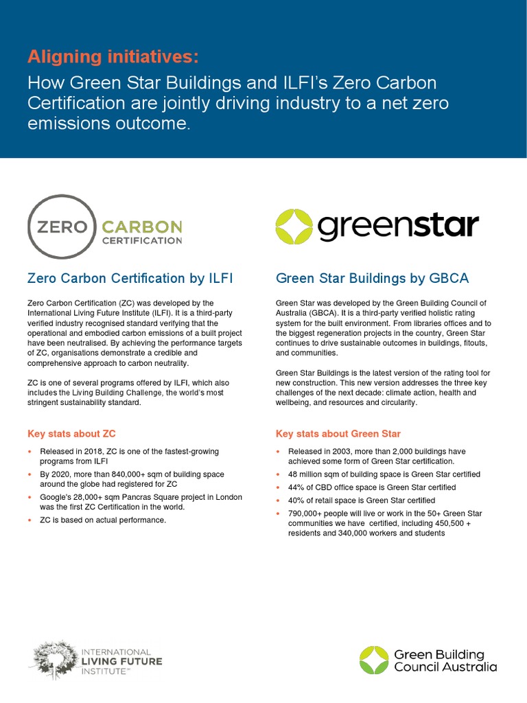 Green Star Zero Carbon Certification r1 | Download Free PDF | Carbon ...