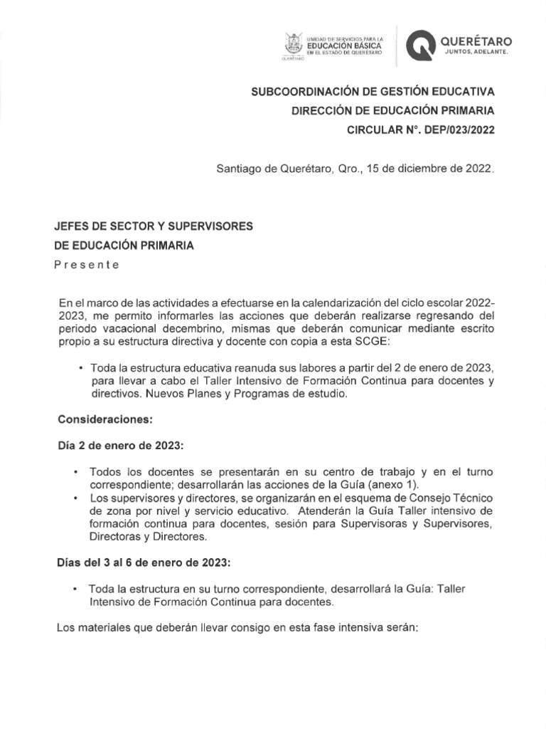 Circular 23 | PDF Circular 23 | PDF