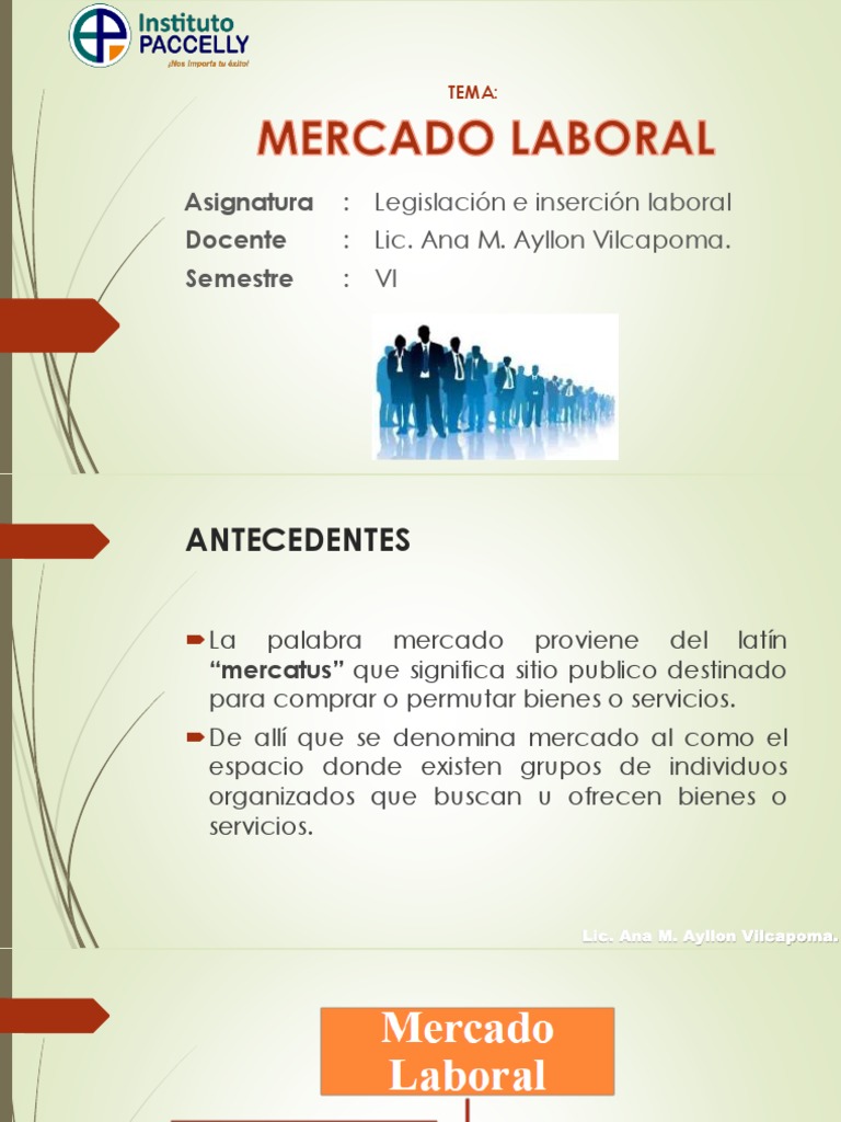 Tema 12.mercado Laboral | PDF | Economía laboral | Oferta (economía)