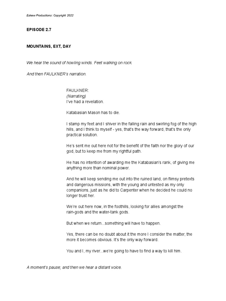 The Silt Verses - Chapter 22 Transcript | PDF