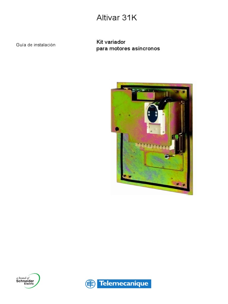 Manual de Instalación Altivar 31K | PDF | Impedancia eléctrica | Relé