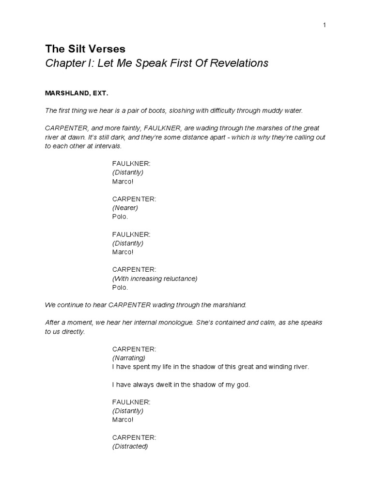 The Silt Verses - Chapter 1 | PDF