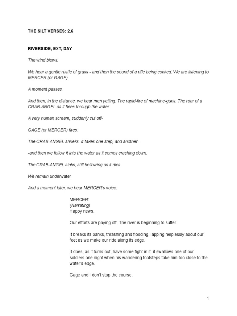 The Silt Verses - Chapter 21 Transcript | PDF