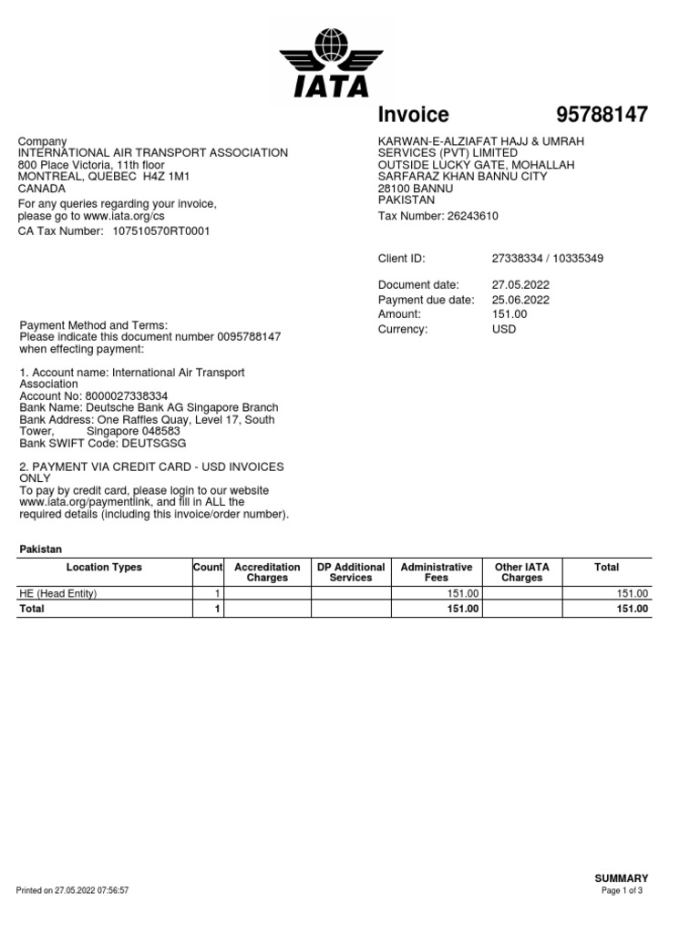 PKxx27338334 20220527 IN0095788147 | PDF | Value Added Tax | Invoice