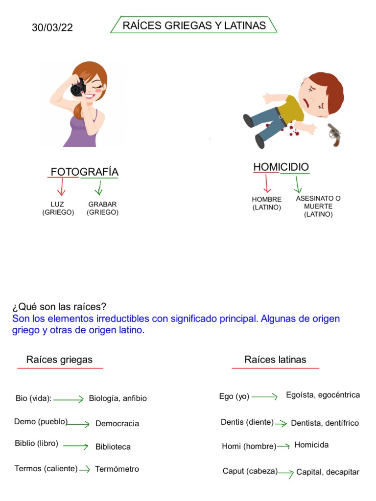Raíces Griegas y Latinas 2do | PDF