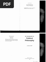 An Introduction To Political Philosophy - Jonathan Wolff | PDF
