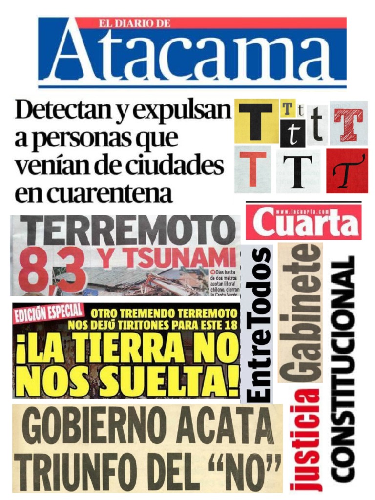 Recortes Letra T | PDF