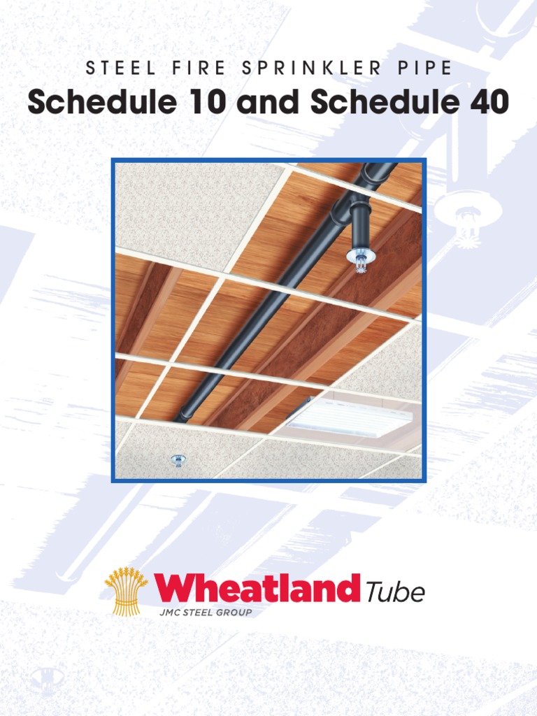 SprinklerBrochures Schedule10 40 | PDF | Galvanization | Pipe (Fluid ...