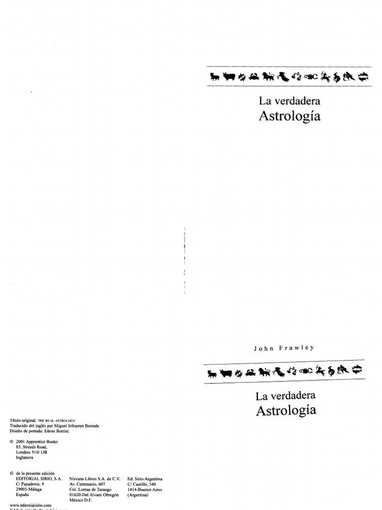 Frawley John La Verdadera Astrologia PDF | PDF