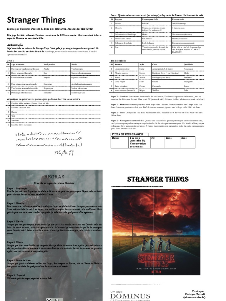 Dominus - Stranger Things - Atualizado | PDF
