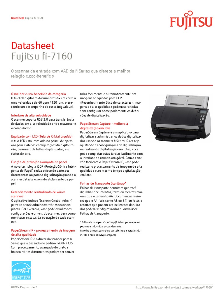 Catálogo - Fi-7160 - 03BR | PDF