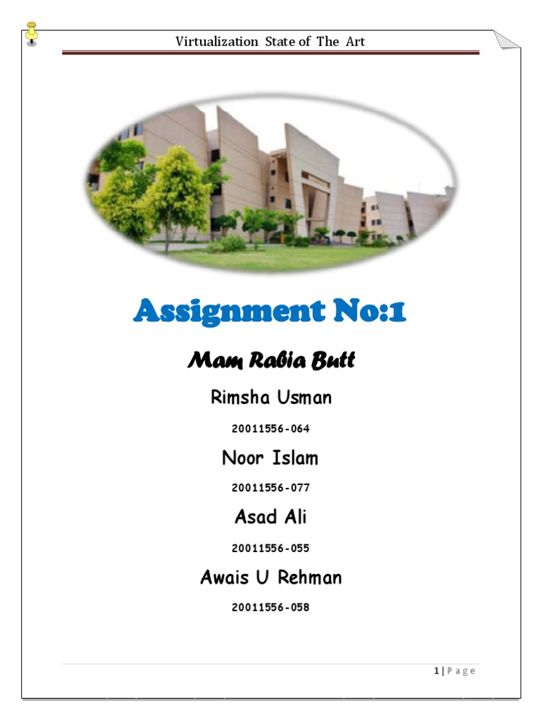 Virtual System Assignment 1st | PDF | Computer Security | Security