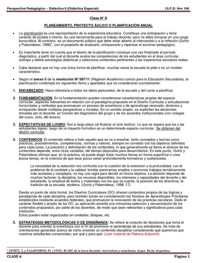 Clase N 8 | PDF | Juventud | Evaluación