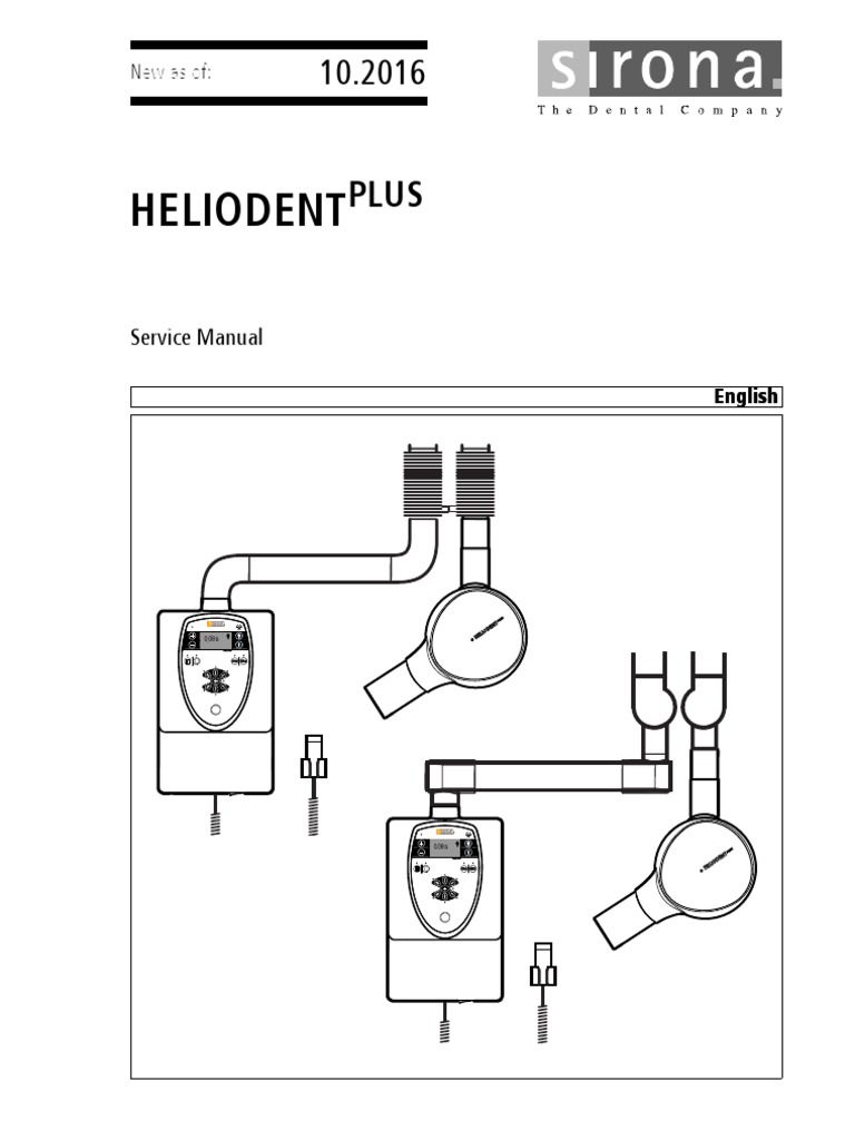 Sirona Heliodent Plus Dental X-Ray | PDF | Mains Electricity | Vacuum Tube