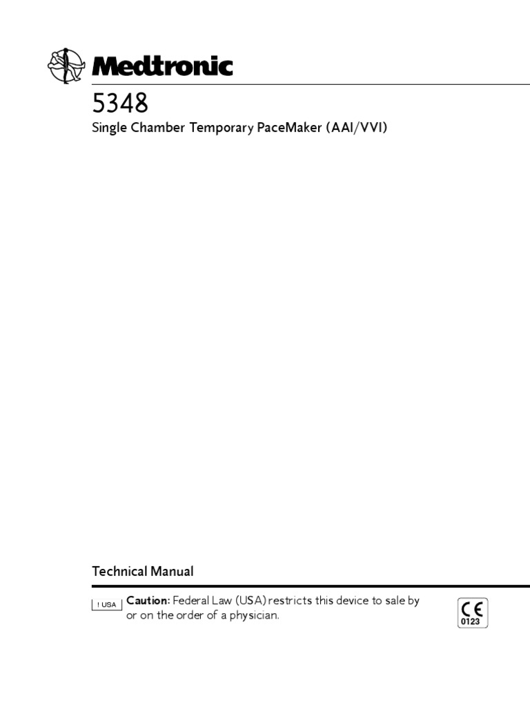Medtronic 5348 Unicameral | PDF | Artificial Cardiac Pacemaker ...