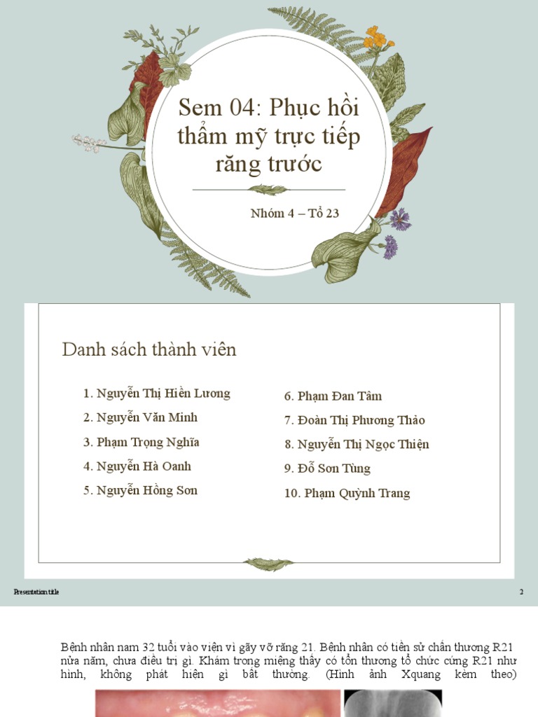 Sem 04 - Nhóm 4 T 23 | PDF