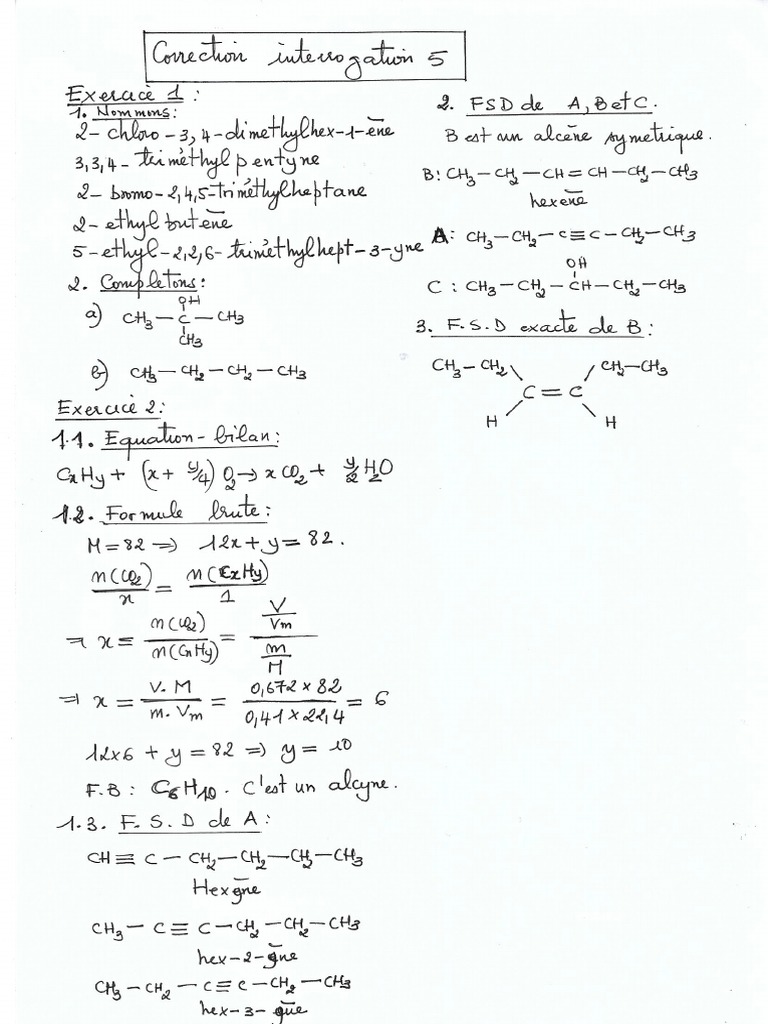 Correction Interrogation 5 | PDF