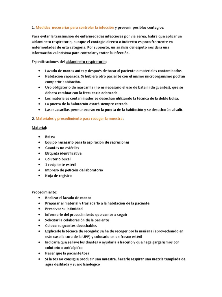 Ejercicio 1 UD5 MF1018 | PDF | Lavado de manos | Infección