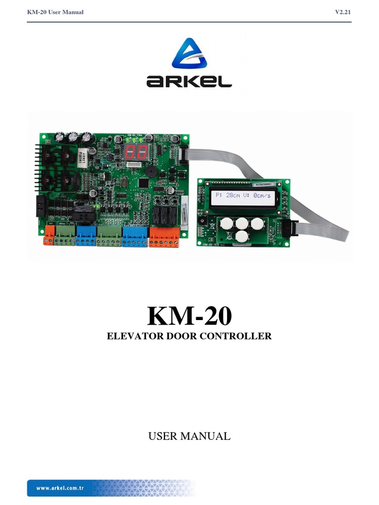 User Manual: Elevator Door Controller | PDF | Power Supply | Parameter (Computer Programming)