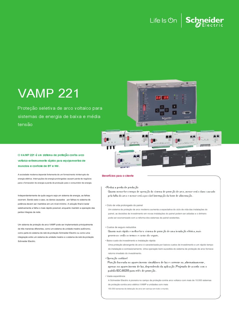 VAMP 221 - NRJED111072PT - En.pt | PDF | Relé | Entrada/Saída
