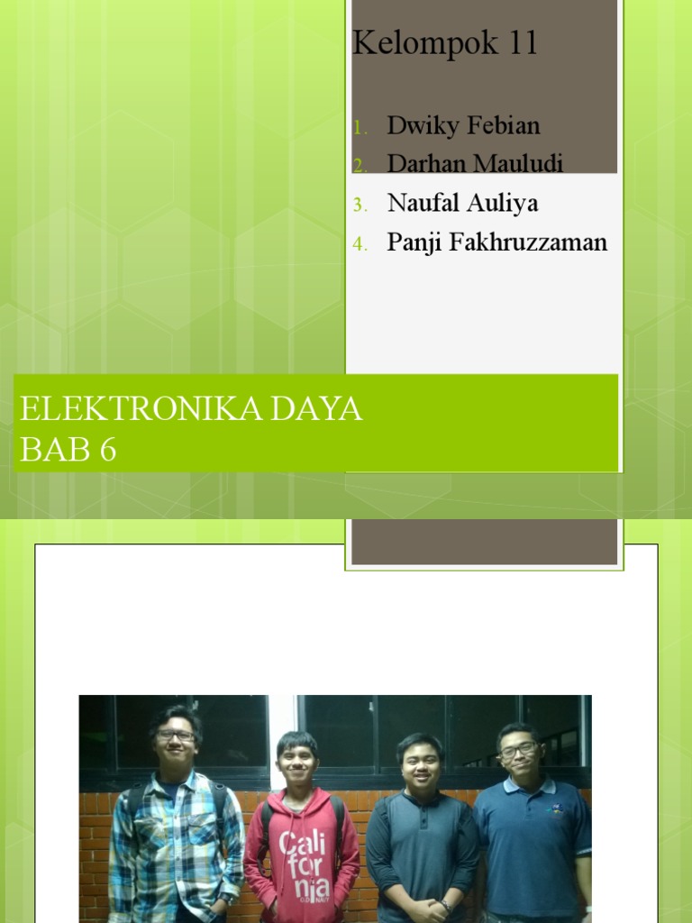 Elektronika Daya - Kelompok 11 - Bab 6 | PDF | Alternating Current ...