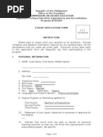 Arellano Eteeap Requirements | PDF | Bachelor's Degree | Nursing