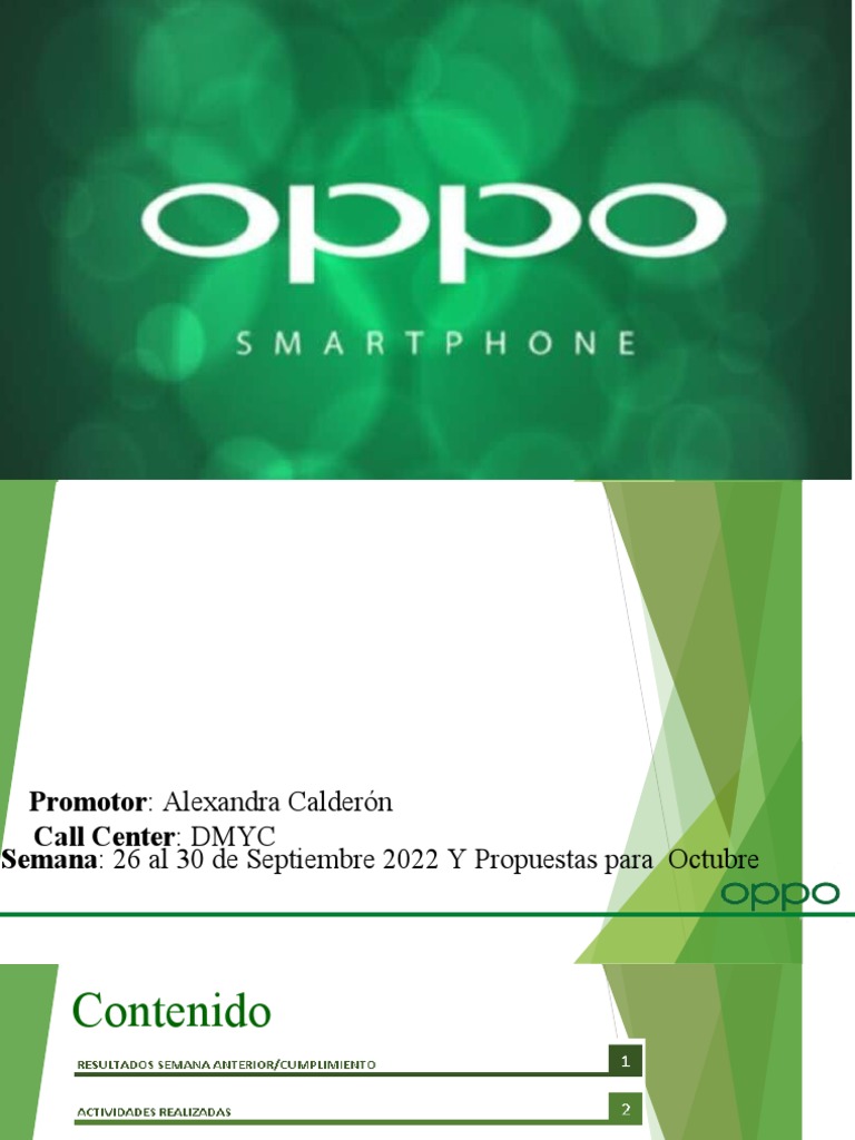 Informe Oppo | PDF